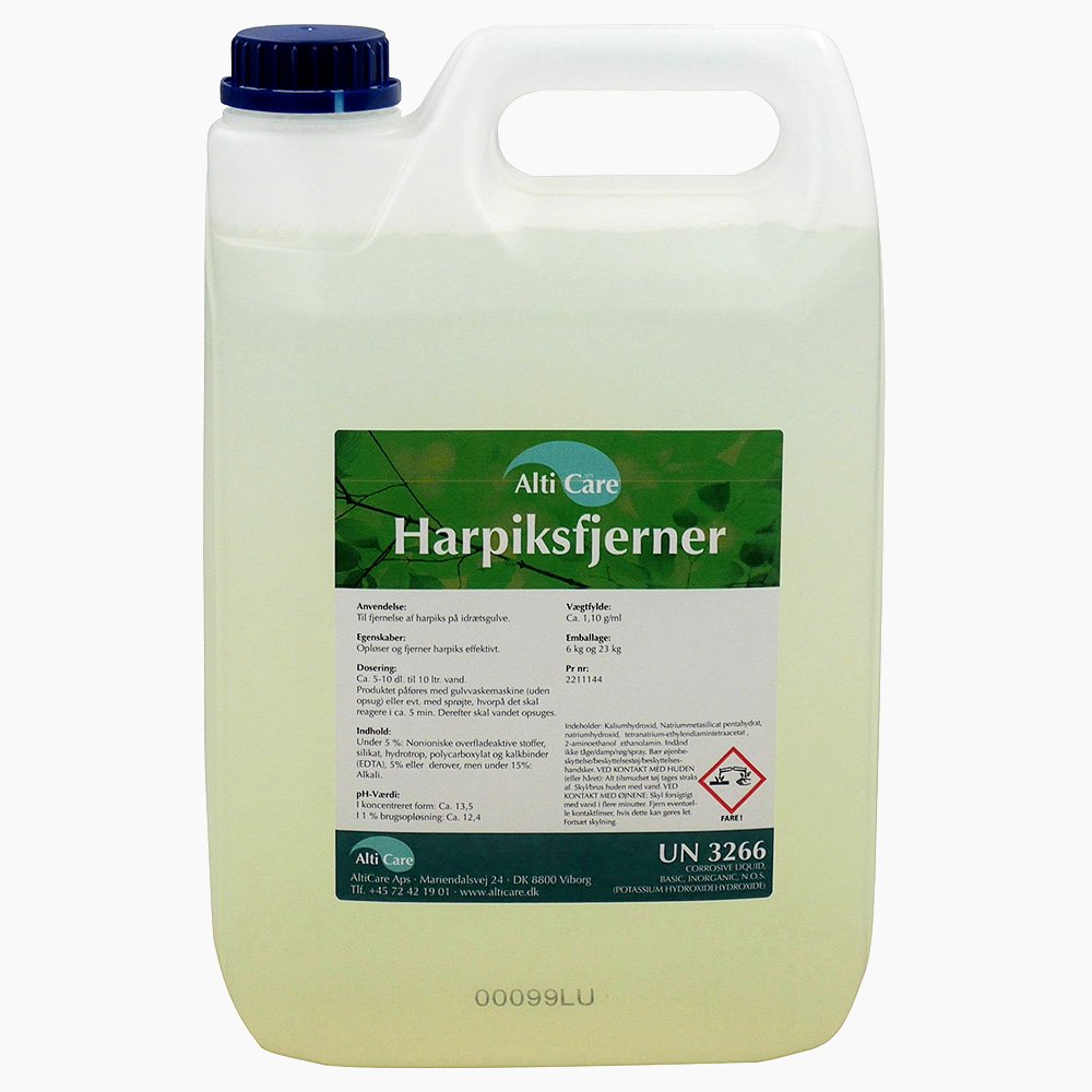 AltiCare harpiksfjerner - Afrensning - AltiCare ApS